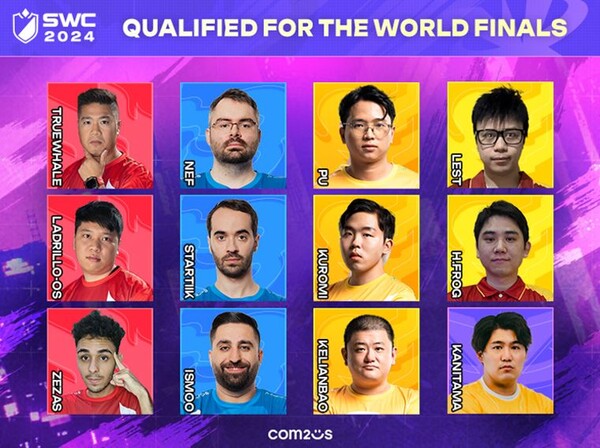 컴투스 'SWC2024', 월드 파이널 8강 대진 추첨 영상 공개